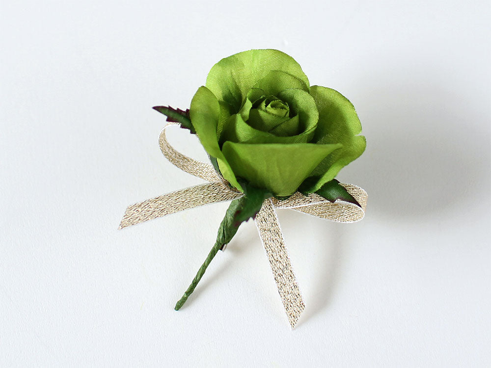 ATS-52 アーティローズSグリーンコサージュ – インスタイルコサージュ